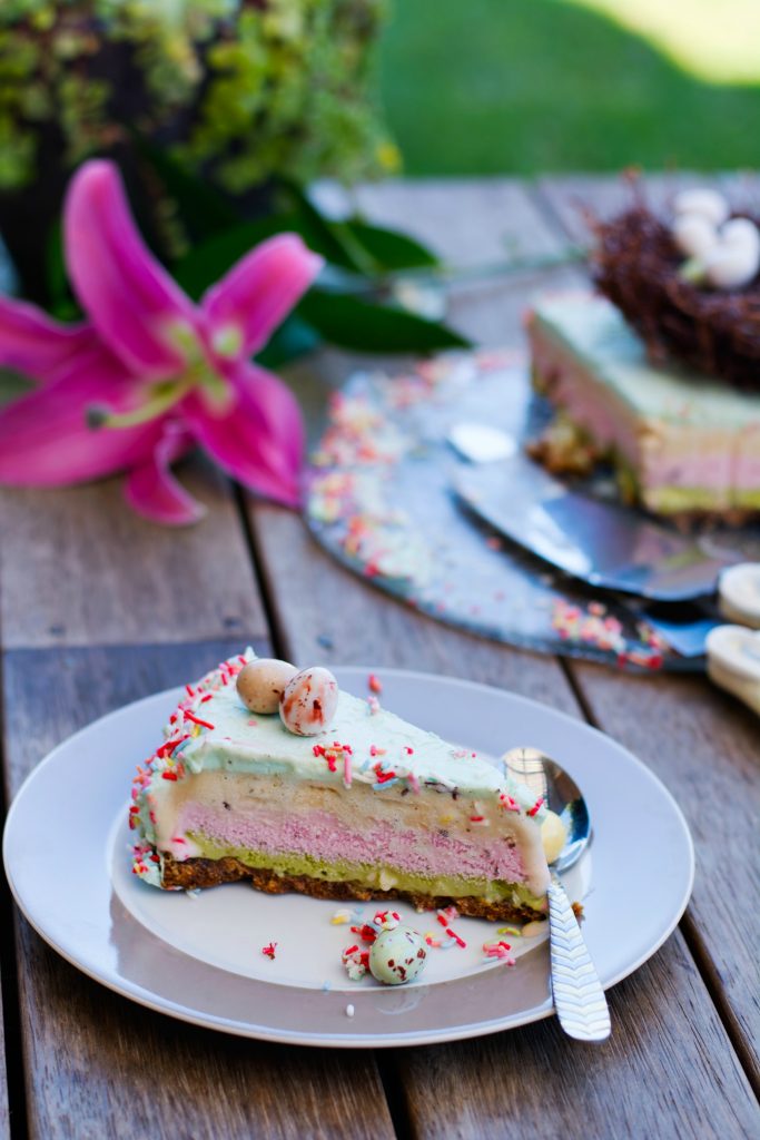 Easter Ice cream Cake (with Chocolate Nest) - Stuff Mums Like