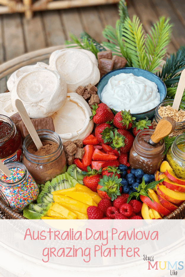 Australia Day Pavlova Grazing Platter - Stuff Mums Like