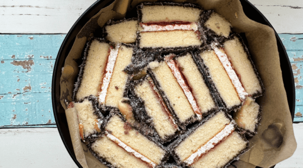 Lamington cheesecake layered Christmas dessert - Stuff Mums Like