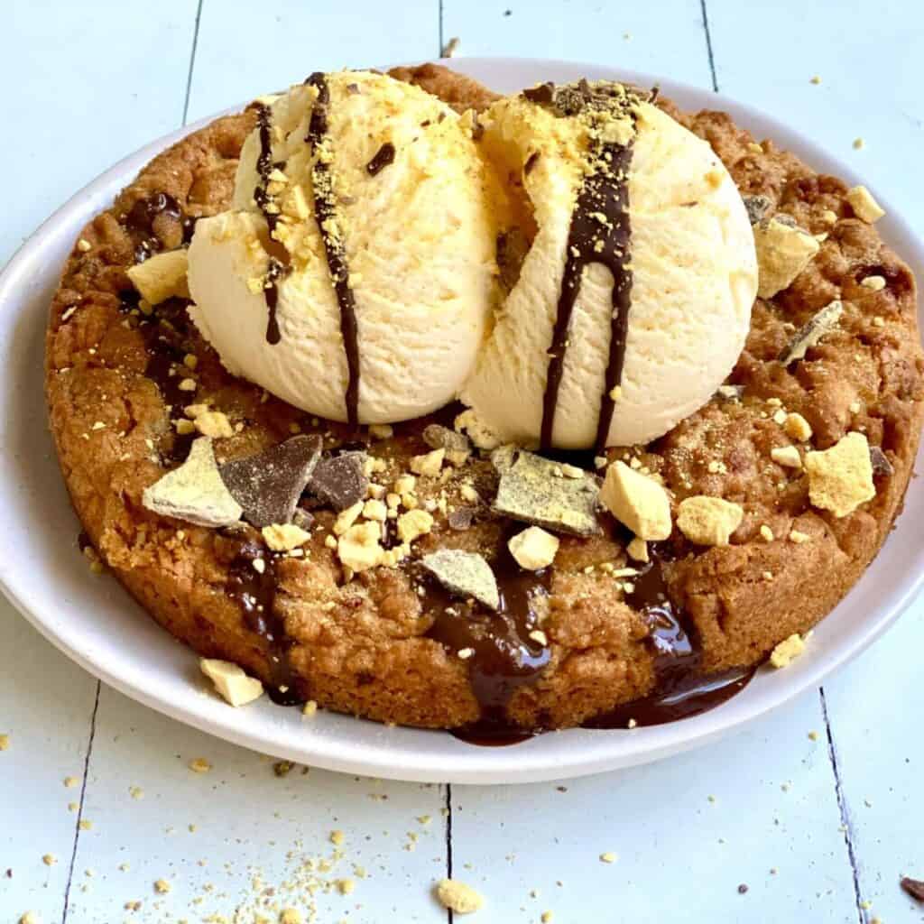 Giant Violet Crumble Cookie - in the Air Fryer! - Stuff Mums Like
